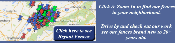 Bryant Fence map - Bryant Fence