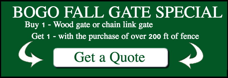 Fall BOGO Gate Special - Bryant Fence