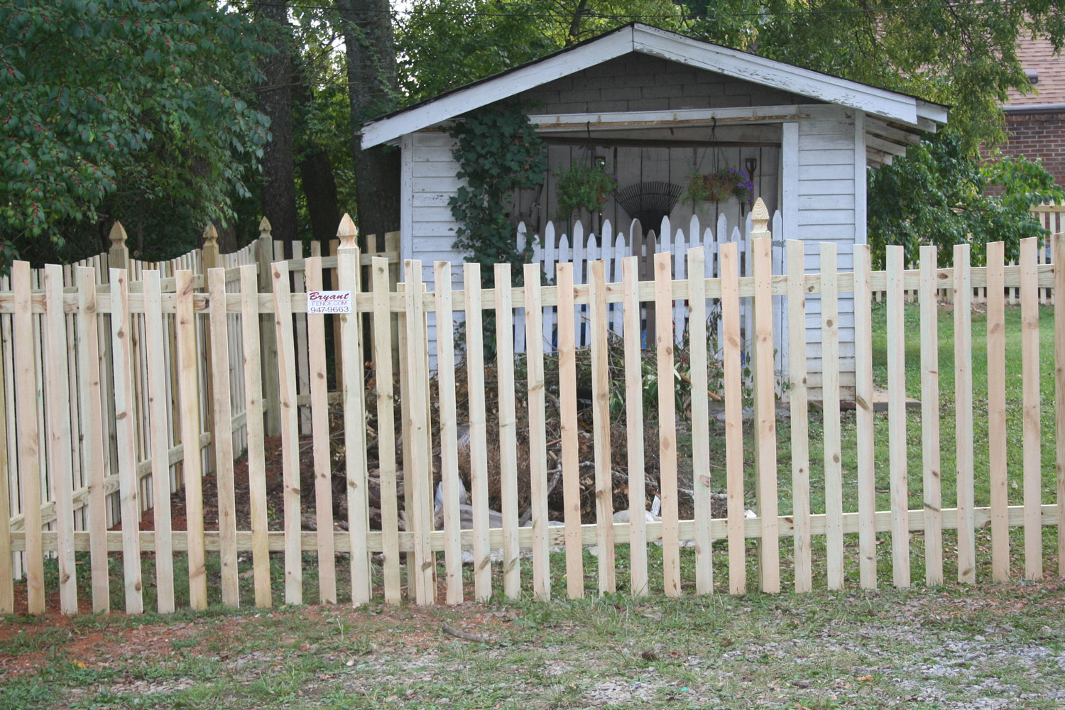 The Charm of Wood Picket Fences - Bryant Fence